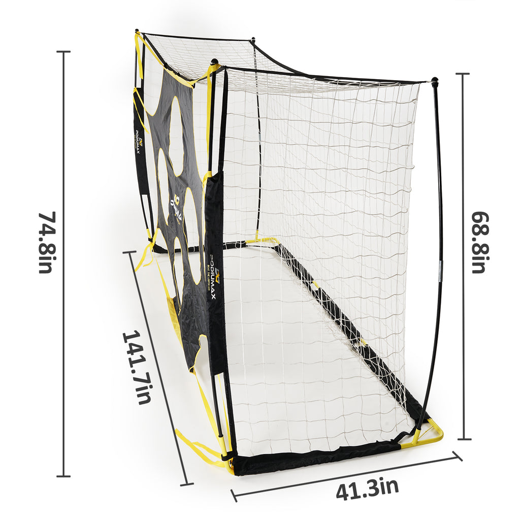 12' x 6' Soccer Goal Target Nets with Highlighted Scoring Zones ...